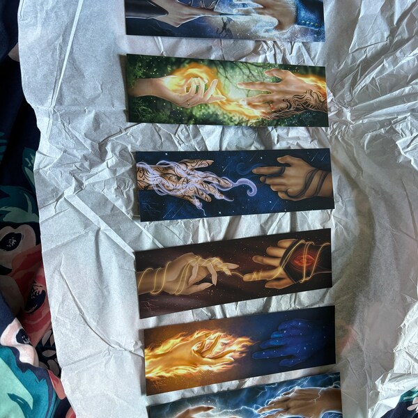 ACOTAR Couples Bookmark Set ACOTAR Art Sarah J Maas Feysand Nessian ...