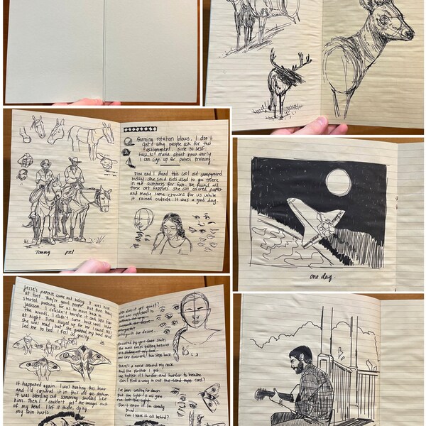 The Last of Us Ellie Diary Journal Complete All Drawings With ...