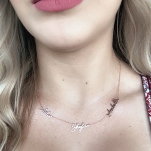 Year Necklace Custom Number Necklace Name and Date - Etsy