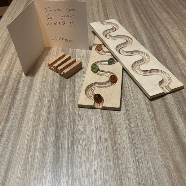 Basic - Marble Run Set, 2 Winding Plates Including Tower, Collecting ...