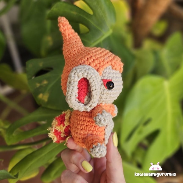 Chimchar Amigurumi Crochet Pattern - Etsy