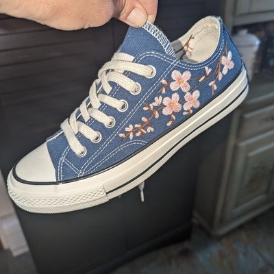 Custom Embroidered Converse High Tops/ Custom Converse Chuck Taylor ...