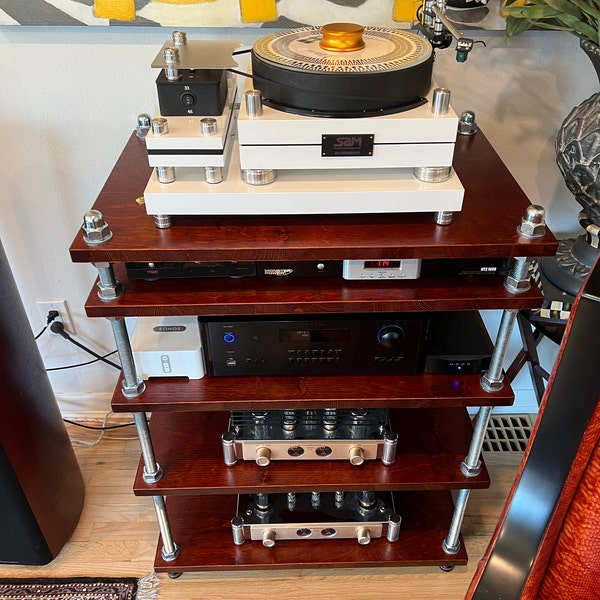 Audiophile Audio Rack / Record Player Stand / Turntable Stand ...