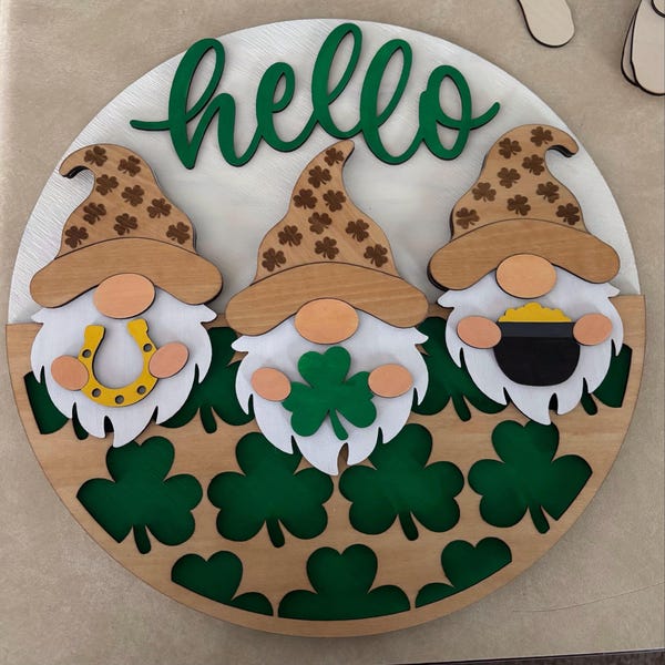 Hello Fall Gnome Sign SVG - Fall Door Hanger Svg - Fall Welcome Sign ...