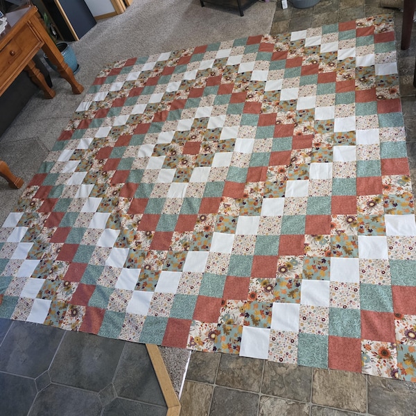 Easy Quilt Patterns PDF Oasis Quilt Pattern for Beginners Quilting ...