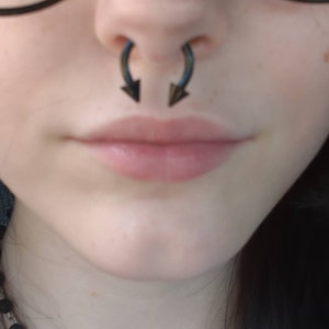 Steel Septum Stretching Kit choose 3 Sizes pincher Taper Horseshoe Nose ...