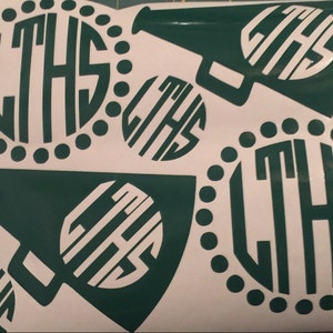 EXCLUSIVE 4 Letter Circle Monogram Font SVG Eps DXF Cutting File, 4 ...