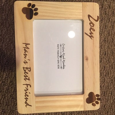 Custom Dog, Cat, Pet Christmas Frame Holiday Gift for Animal Lovers ...