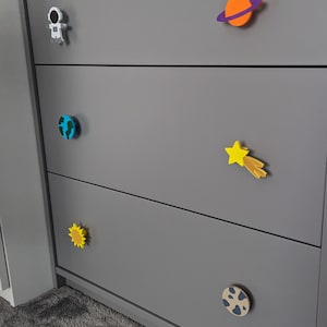 Space Drawer Handles, Space Bedroom Decor, Space Drawer Knobs, Space ...
