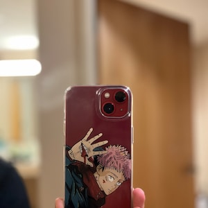 Custom Hand Painted Anime Phone Case - Etsy