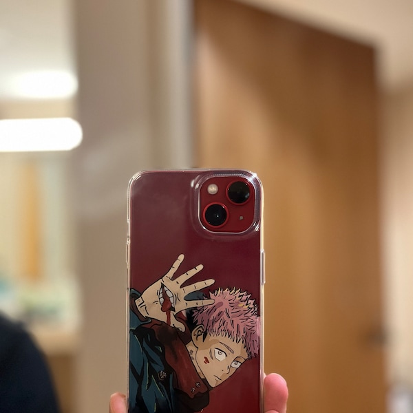 Custom Hand Painted Anime Phone Case - Etsy
