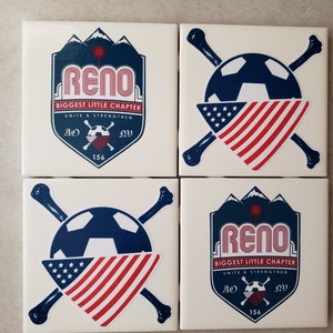 Bohemian Coasters Boho-Chic Coasters Hand Painted Personalized | Etsy