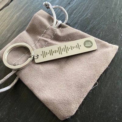 Spotify Code Keyring Personalised Keyring Custom Music Song Keyring ...