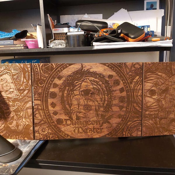 DM Screen, Dungeon Master Screen, GM Screen, Wooden Dm Screen, Dnd DM ...