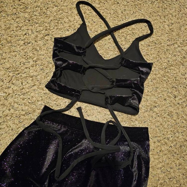 Lace up Back Crop Top | Digital PDF Sewing Pattern | Corset Top ...