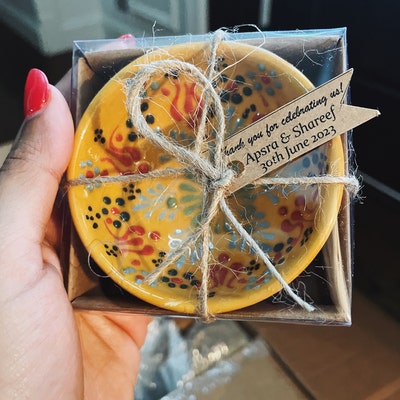 50 Pcs Wedding Bowl Favors for Guests in Bulk, Personalized Bridal ...