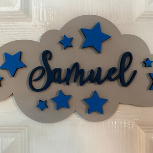 Name Cloud Nursery Cloud Sign Personalised Childrens - Etsy UK
