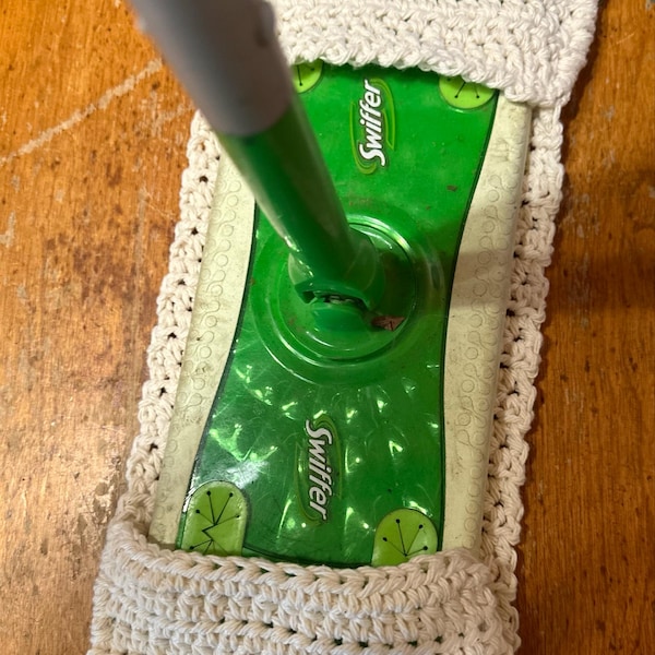 CROCHET PATTERN Swiffer Mop Cover | 3-in-1 Washable Cotton Reusable ...