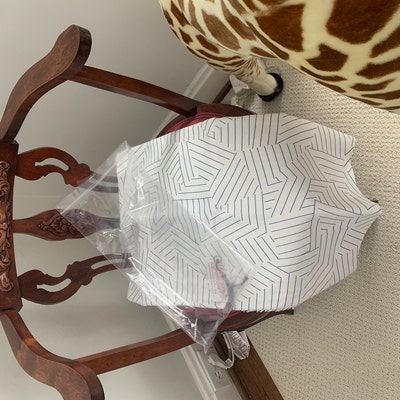 Projet-french General Aviary Toile Indigo-window Valance Lined Corded ...