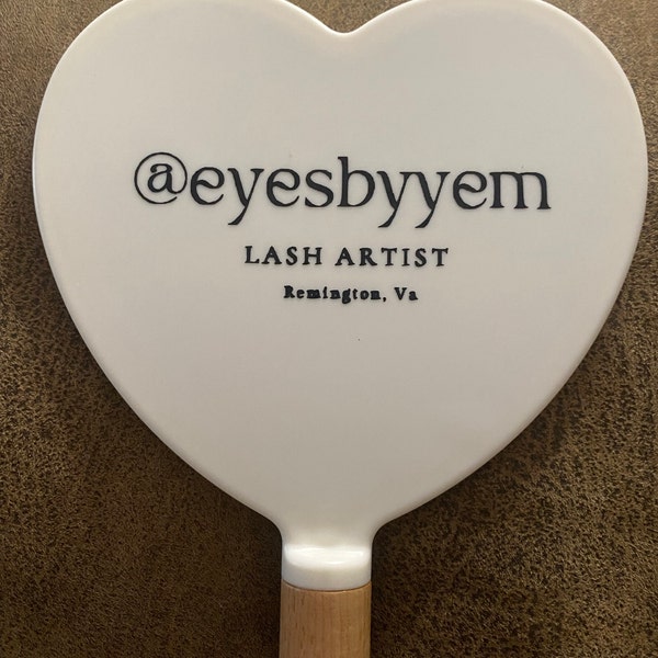 Brow Artist Custom Mirror, Beauty Studio, Personalized Aesthetic ...