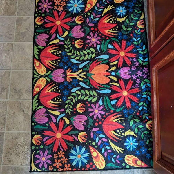 Arcade Carpet, Colorful Trippy Area Rug, 80s 90s Accent Floor Mat, Game ...