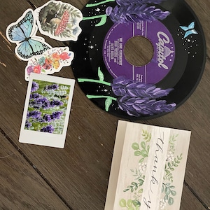 Bubbles Custom Hand-painted Vinyl Record - Etsy