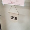 Handmade Double-sided Open/closed Sign - Open Sign - Handmade Custom ...