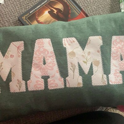 Mama Embroidered Baby Outfit Keepsake Applique Sweatshirt Simple Mama ...
