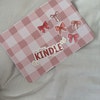 Pink Bow Kindle Insert Linen Paper Kindle Insert Book Gift Booktok ...