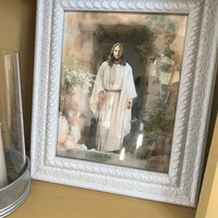 Let Him In Jesus Christ at the door Savior Christian Wall Art Religious ...