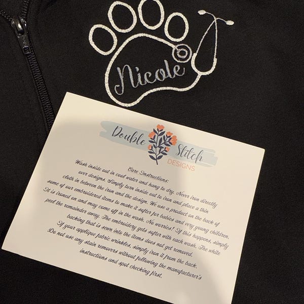 Vet Gift, Monogrammed Veterinarian Shirt, Vet Tech, Stethoscope, Dog ...