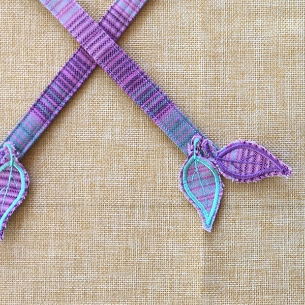 Single Leaves Machine Embroidery Applique Designs, 5 Types - Multiple ...