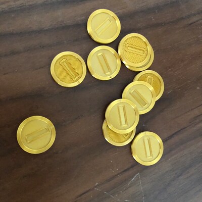 Replica / Mario Gold Coin Double Sided - Etsy