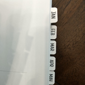 Round Pastel Date Number Stickers for Planner, Circle Date Dot Sticker ...