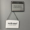 Arched QR Code Social Media Sign 6x7.75 Scannable Table Desk Signage ...