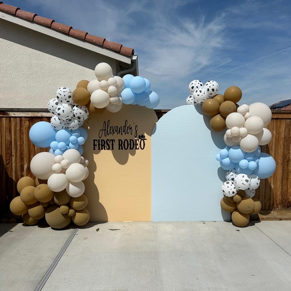 First Rodeo Vinyl Decal for First Birthday Party Sign Making DIY Rodeo ...