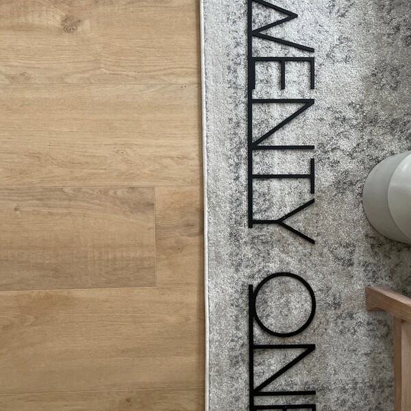 Custom House Numbers, Home Address Word Sign - Etsy