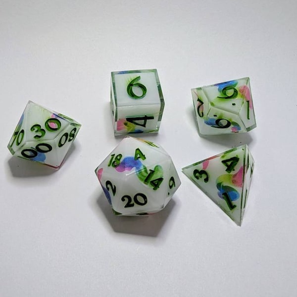 Dnd Dice Mold Set With Blanks/geode Mold- Various D6 and D4 Shapes ...