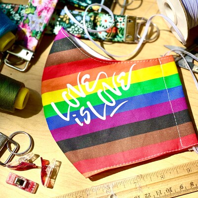 Lgbt Fabric Rainbow Pride Stripes by Abandonedwarehouse LGBTQ Gay ...