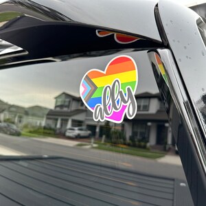 Ally Pride Sticker Door Decal Pride Window Sticker LAMINATED Ally ...