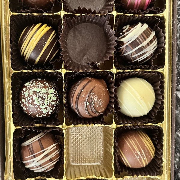 Truffles Assortment Gift Box - Etsy