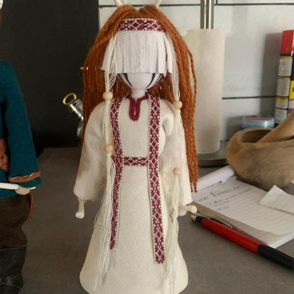 Heilung, Maria Franz, Pagan Altar, Masque Shaman, Figure Doll Band ...