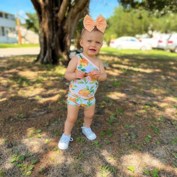 High Waisted Ruffled Bummies and Bow Set High Waisted Ruffled Baby Shorts Babygirl Bummies ...