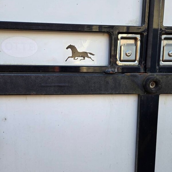 Amish Horse and Buggy Decal Equine Black Silhouette Profile Sticker on ...