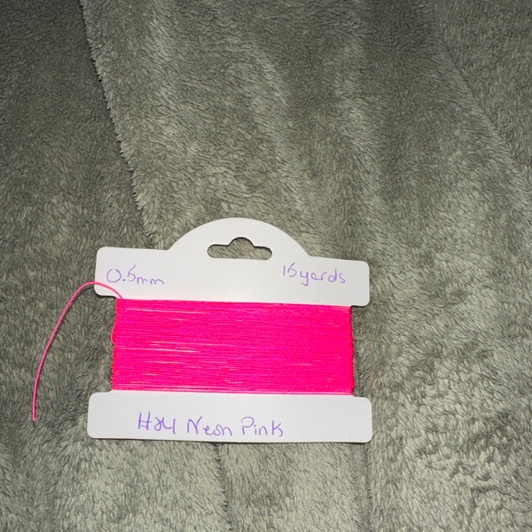 0.5mm Braided Nylon Cord Silk Chinese Knotting Cord Macrame Thin Strong ...