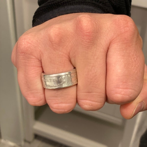 Morgan Silver Dollar Coin Ring - Etsy