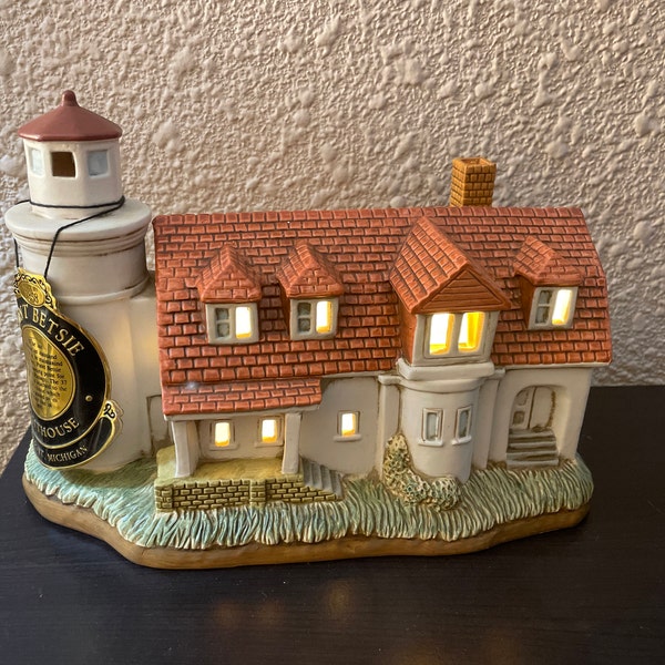 Hunting Island Lighthouse RARE Lefton Lighthouse South Carolina ...