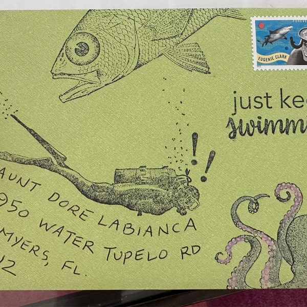 Deep Sea Diver Rubber Stamp Sports Stamping Supplies Rubber Stamp Small ...