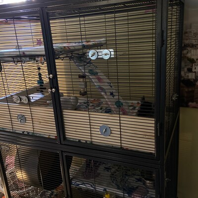 Exterior/interior Full Sets of Cage Guards / Cage Poop Guards MOST ...