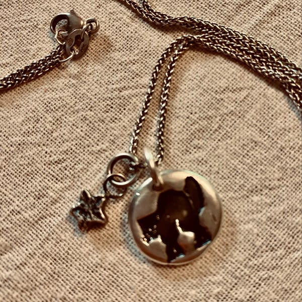 Tiny Star Fossil Necklace Pendant - Crinoid Star Fossil Jewelry - Etsy